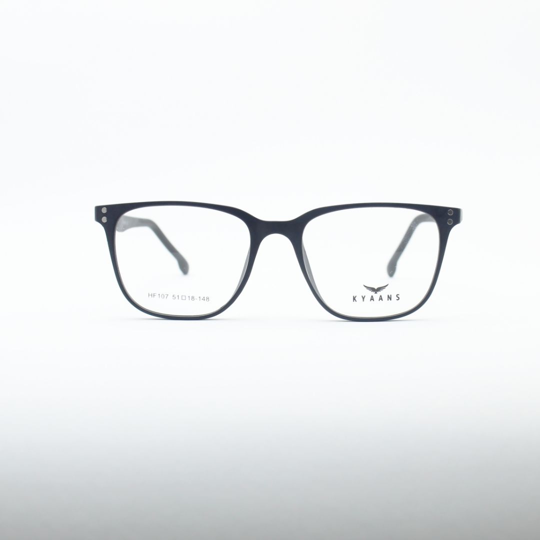 KYAANS BLACK WAYFARER Eyeglasses BY BC. - bchashmavala